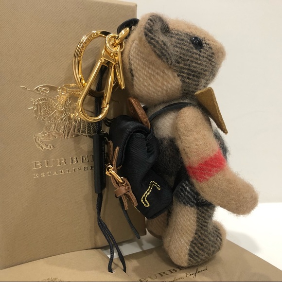Burberry | Bags | Burberry Thomas Bear Rucksack Backpack Bag Charm ...